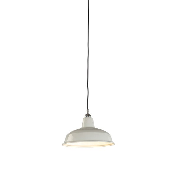LI | 420mm Warehouse White On Cloth Cord Chrome